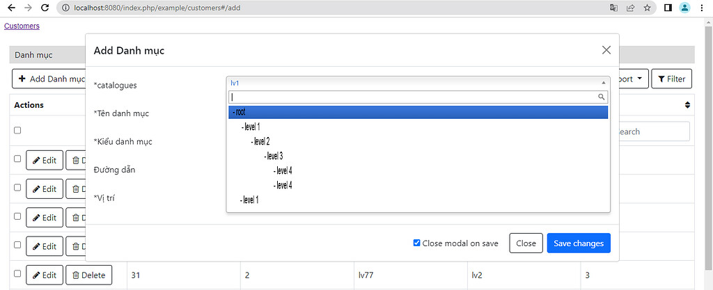 How to custom dropdown box - Grocery CRUD Forum